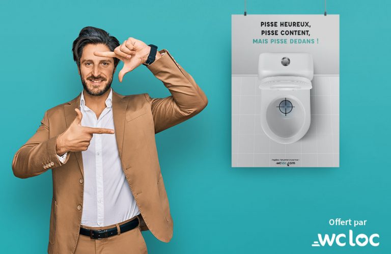 Affiches toilettes propres en entreprise à imprimer gratuitement